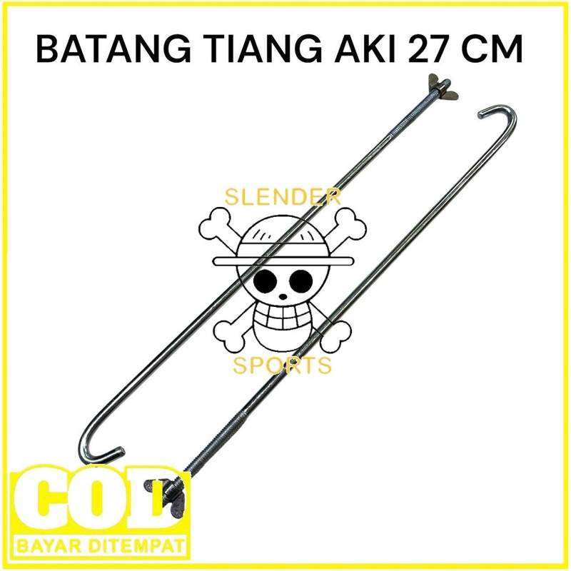 Jual BESI PENGAIT BRACKET AKI MOBIL PANJANG 27CM - BESI PENGAIT BATTERY ...