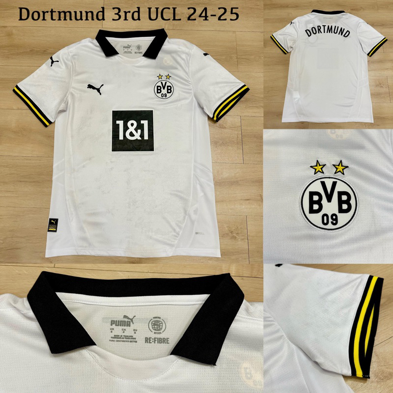 Jual JERSEY BOLA BVB DORTMUND 3RD WHITE 24/25 GRADE ORI | Shopee Indonesia