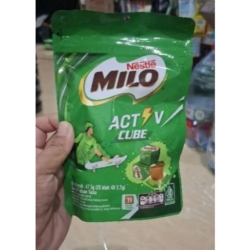 Jual Nestle Milo Act Cube Cokelat Isi 25 Pcs | Shopee Indonesia