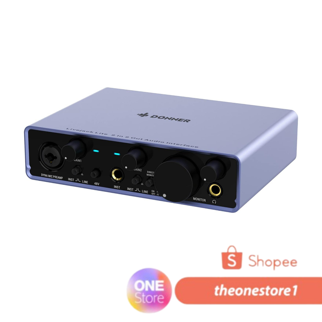 Jual Donner LiveJack Lite Speaker Audio Interface | Shopee Indonesia