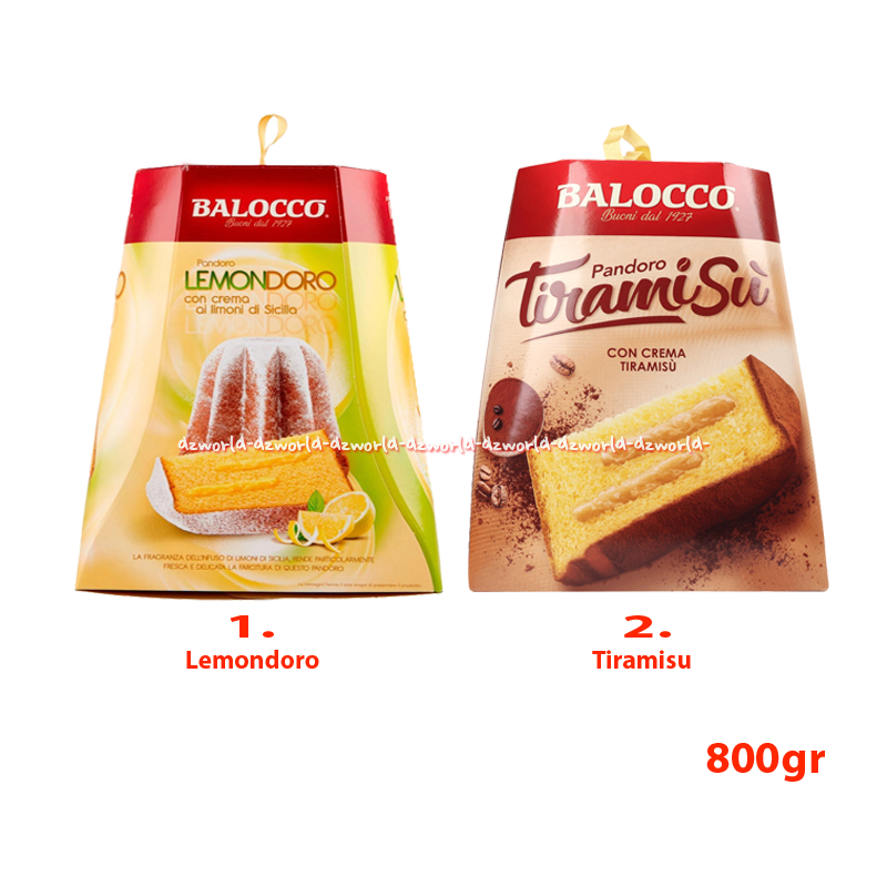Jual Balocco 800gr Pandoro Lemondoro Tiramisu Con Crema Kue Cake Siap ...