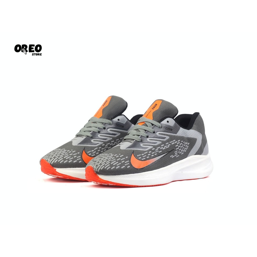 Jual Sepatu Sport Pria Nike Winflo Abu Merah | Shopee Indonesia