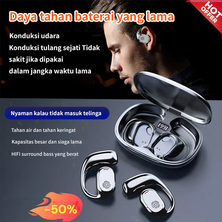 Jual ️Wajib Olahraga ️Headphone Bluetooth Ototak 99H / Gantung Ears ...
