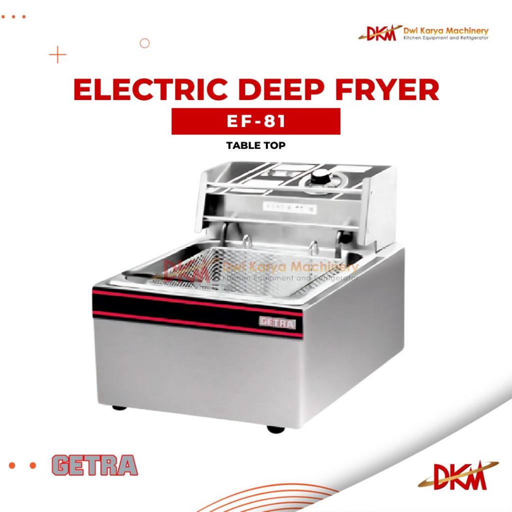 Jual GETRA ELECTRIC DEEP FRYER/PENGORENGAN LISTRIK/ EF 81/ MURAH ...