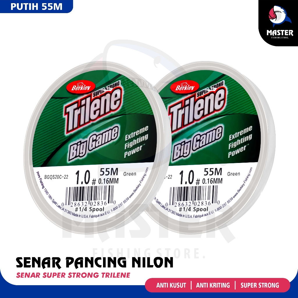 Jual MFS - Senar Pancing Trilene Warna Putih Panjang 55m Nilon Garis ...