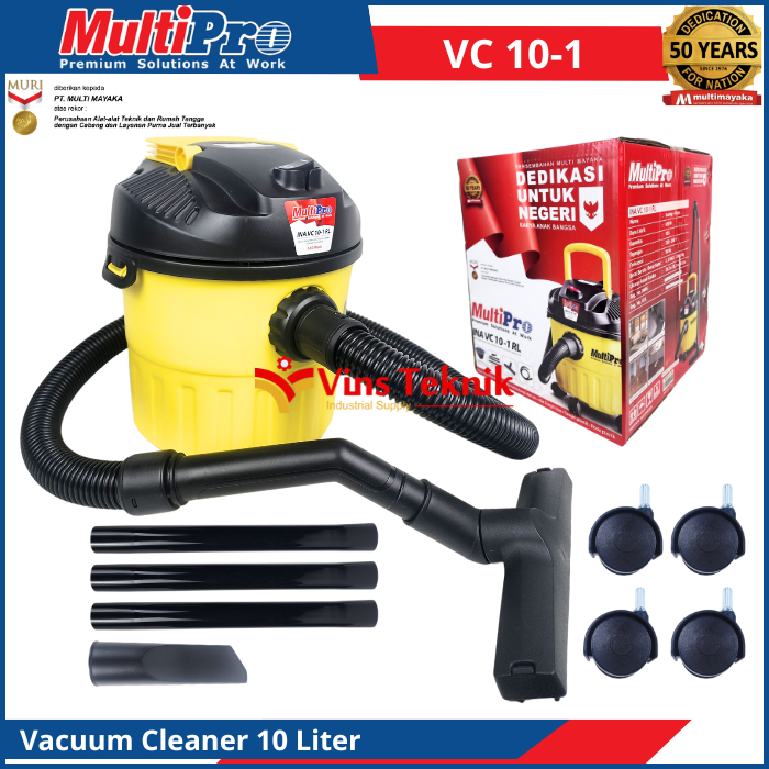Jual Mesin Pengisap Debu 10L Vacuum Cleaner VC10-1RL MULTIPRO VC 10-1 RL | Shopee Indonesia