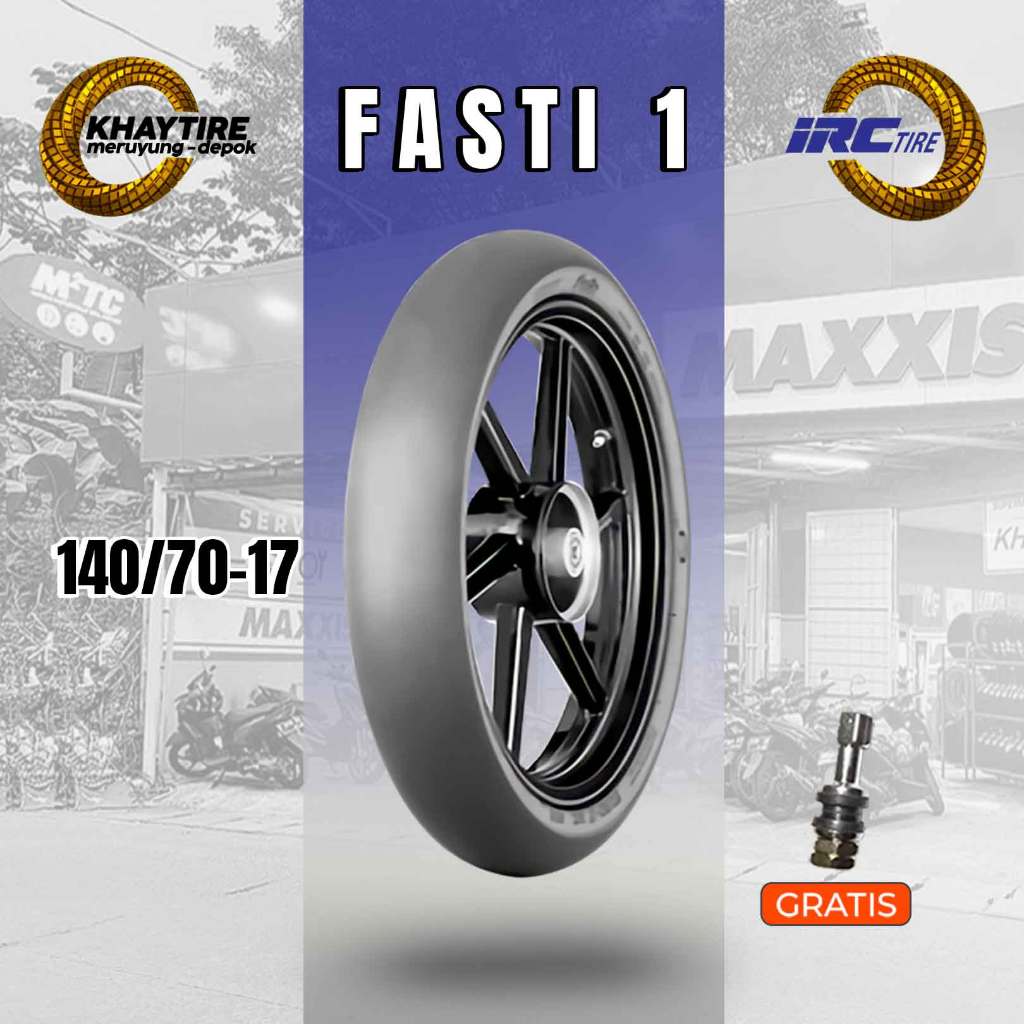 Jual Ban Motor Slick IRC FASTI 1 140/70 Ring 17 Tubeless | Shopee Indonesia