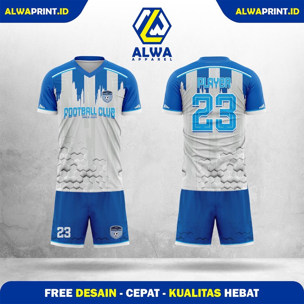 Jual JERSEY FULL PRINT, BISA CUSTOM, FREE DESAIN BISA SATUAN | STELAN ...