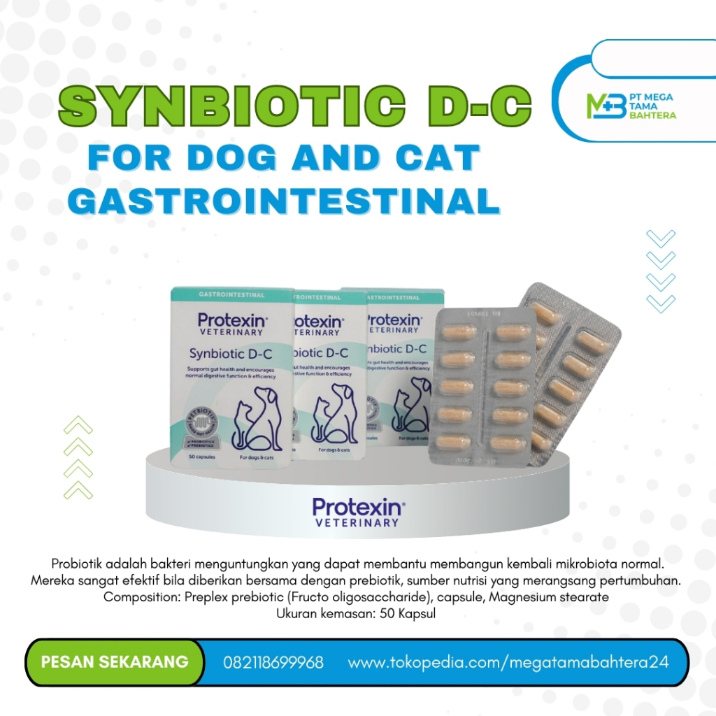 Jual Synbiotic D-C for Dog and Cat (60 Kapsul) | Shopee Indonesia
