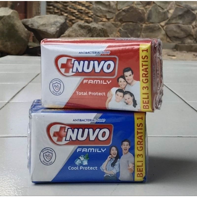 Jual NUVO FAMILY SABUN BATANG 100 GRAM ISI 4PCS | Shopee Indonesia