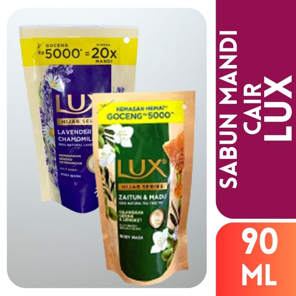 Jual Lux Body Wash Hijab series Lavender & Zaitun sabun mandi cair murah | Shopee Indonesia
