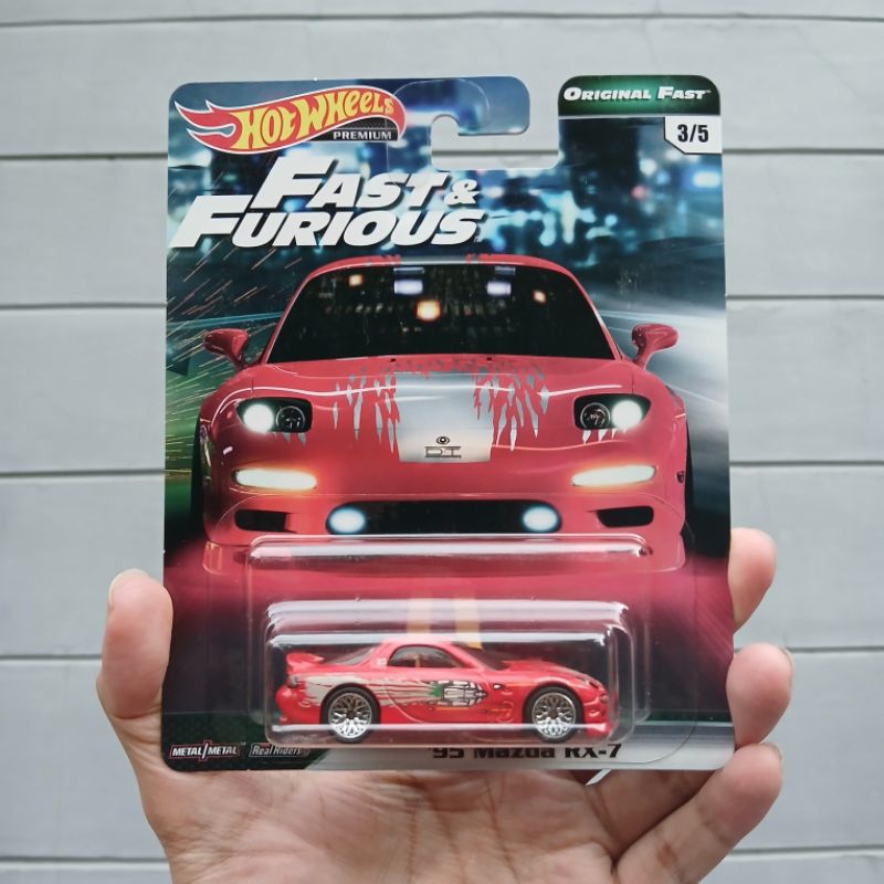 Jual HOT WHEELS 95 MAZDA RX-7 FAST FURIOUS ORIGINAL FAST DOMINIC ...