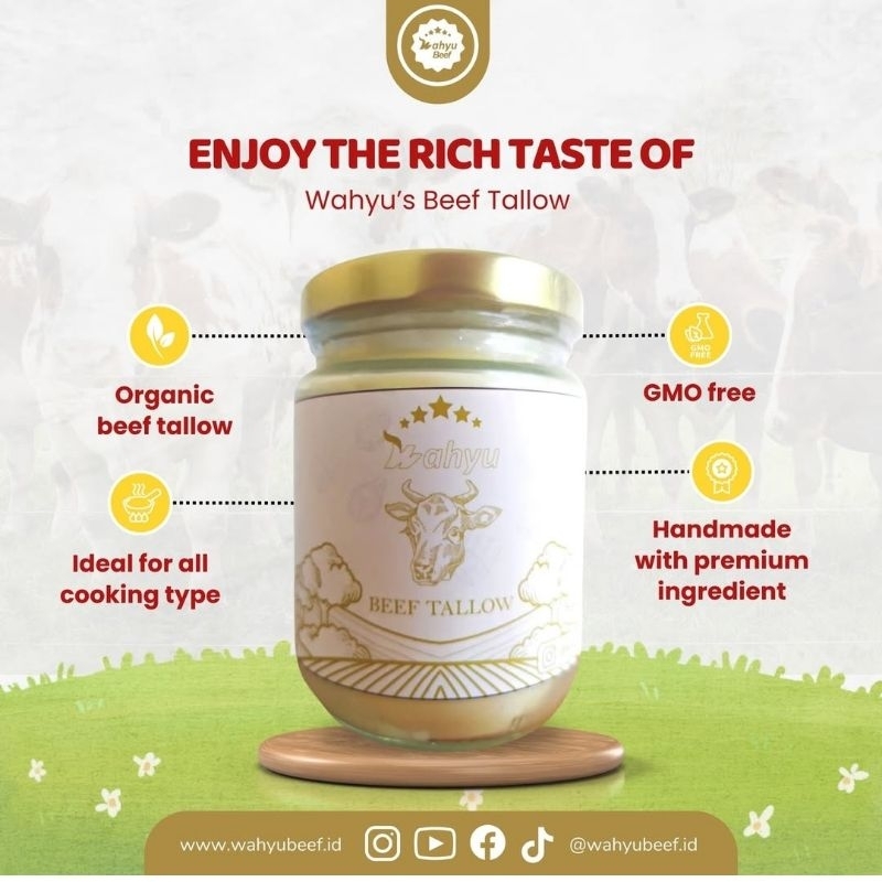 Jual Grass Fed Tallow Beef - Wahyu Beef / Nora Healthy Food | Shopee ...