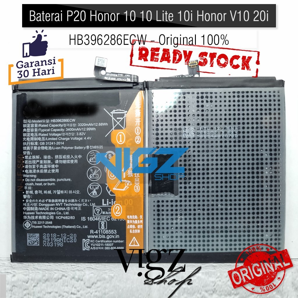 Jual Baterai P20 Honor 10 10 Lite 10i Honor V10 20i HB396286ECW ...