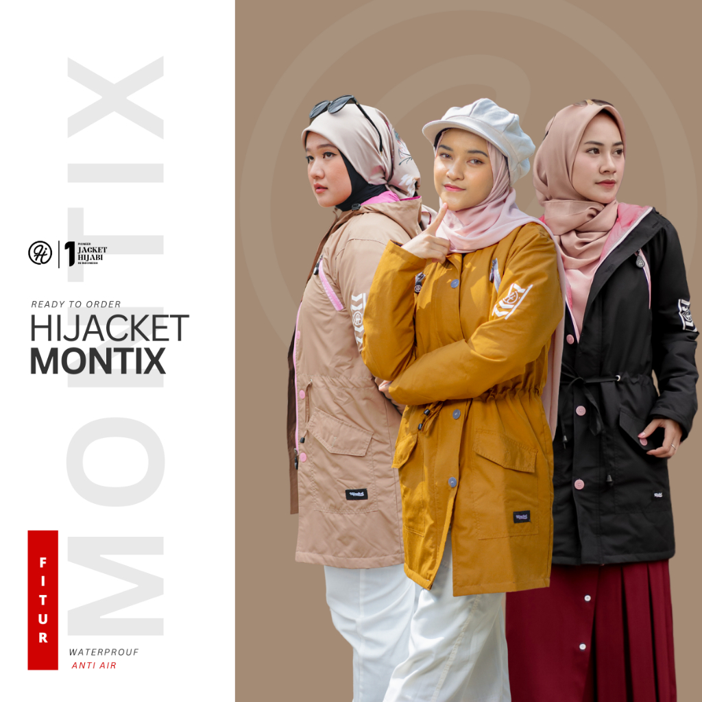 Jual ️NO.1 TERLARIS ️ HIJACKET ORIGINAL MONTIX - JAKET MUSLIMAH ...