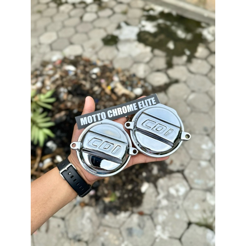 Jual TUTUP NOKEN AS CDI ORIGINAL CHROME CROME KRUM GL MAX PRO MEGAPRO ...