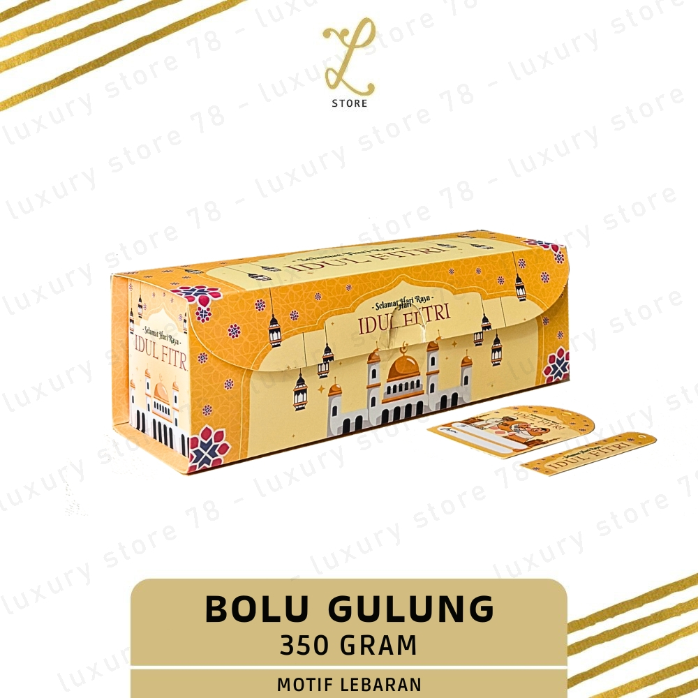 Jual [25X8X8 CM] (10 pcs) DUS BOLU GULUNG IVORY LEBARAN | Box Bolu ...