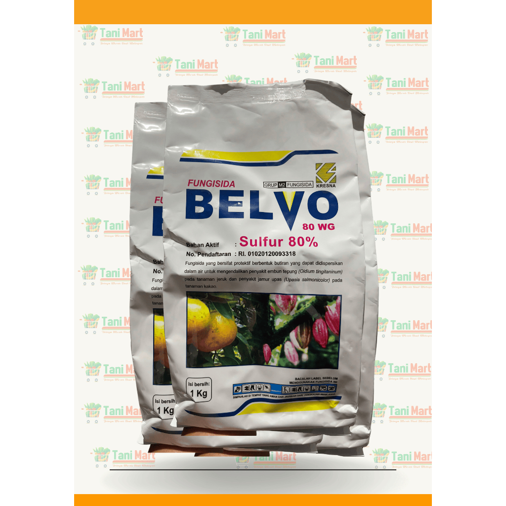 Jual Fungisida BELVO 80 WG Sulfur 80% 1KG | Shopee Indonesia