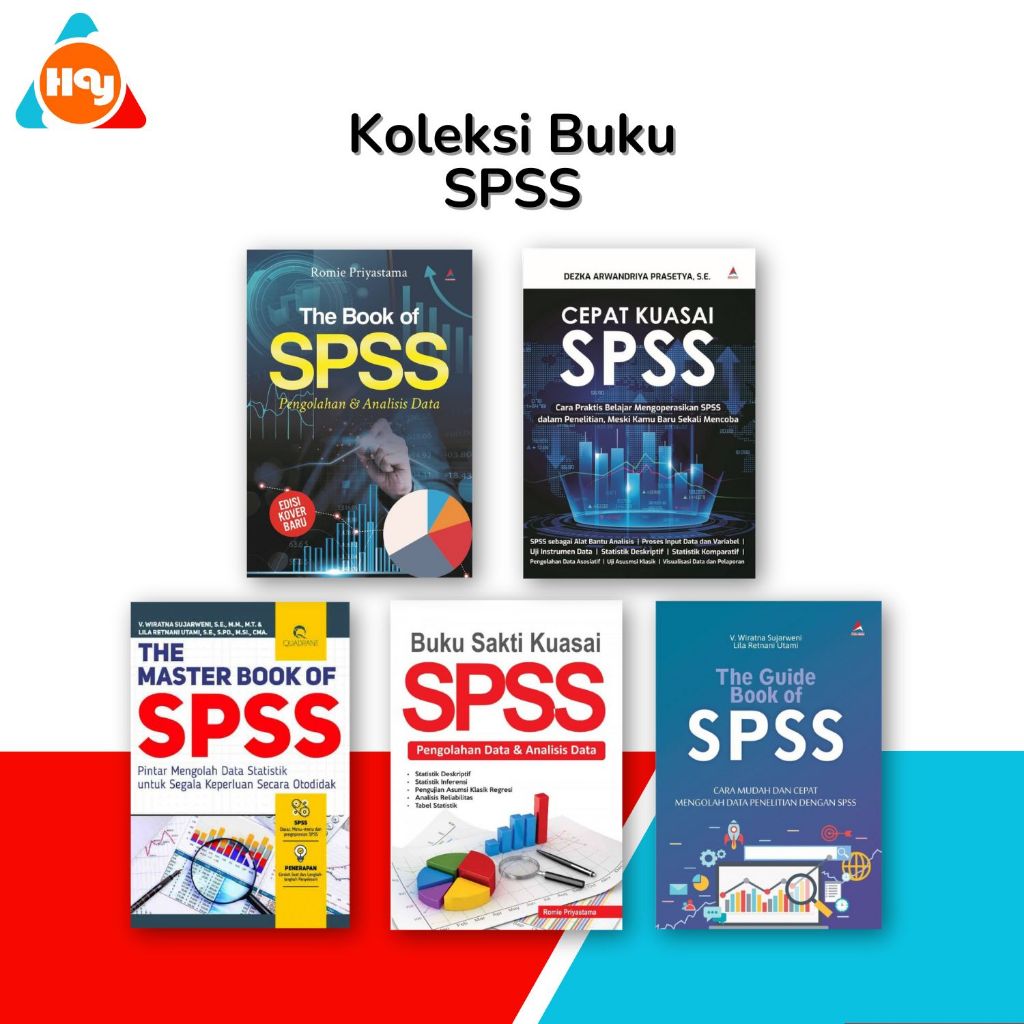 Jual Buku SPSS | The Guide Book of SPSS,Buku Sakti Kuasai SPSS,Cepat Kuasai SPSS,The Book Of ...