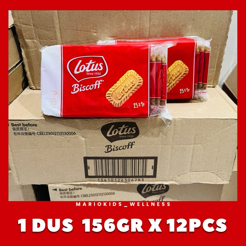 Jual Lotus Biscoff 1 Dus 156gr 25pcs X 12pack | Shopee Indonesia
