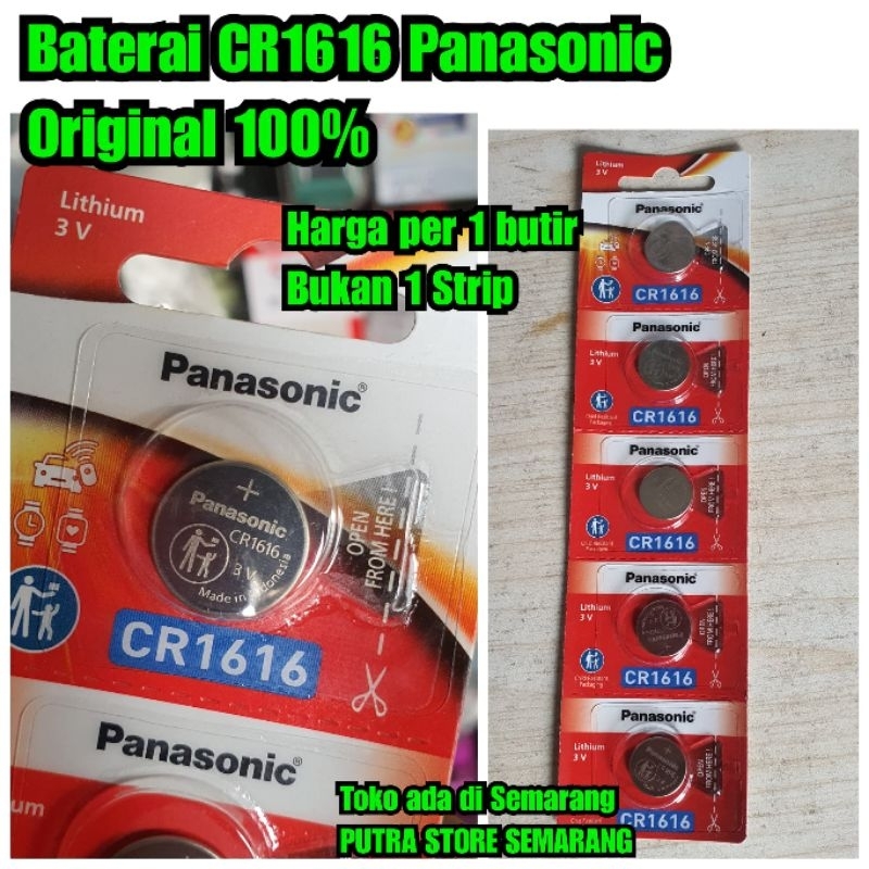 Jual Baterai CR1616 panasonic original 100% Batre cr 1616 original ...