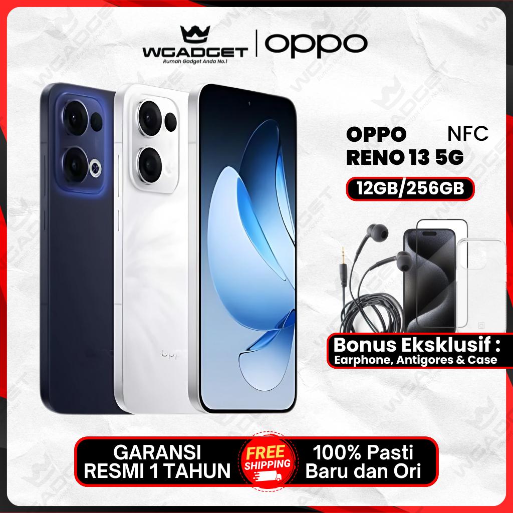 Jual Oppo Reno 13 5G 12/256 | Oppo Reno 13F 5G&4G 12/256 & 8/256GB Garansi Resmi | Shopee Indonesia