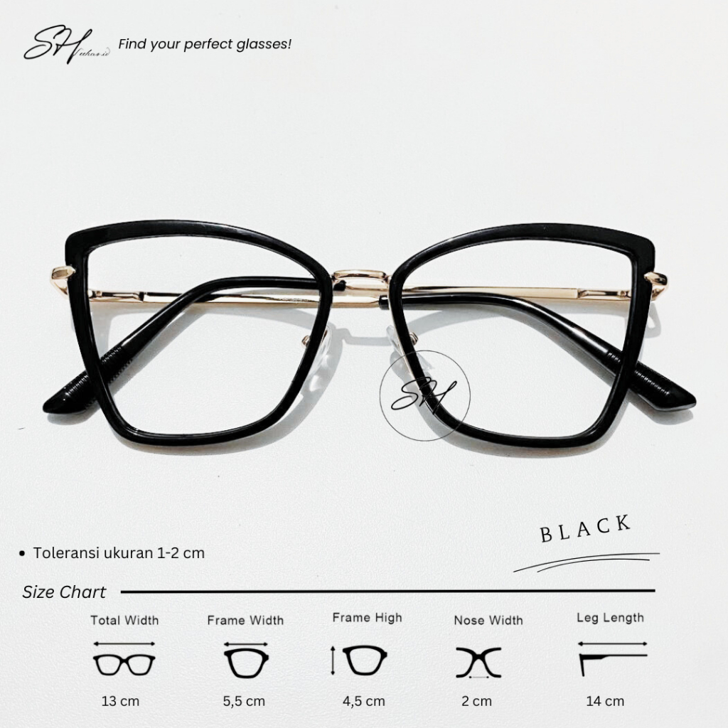 Jual Frame Cateye KA507 - Kacamata Premium Request lensa Optik Minus ...