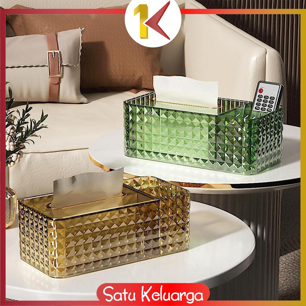 Jual SK-C969 Kotak Tisu Diamond Serbaguna dengan 2 Slot Penyimpanan ...