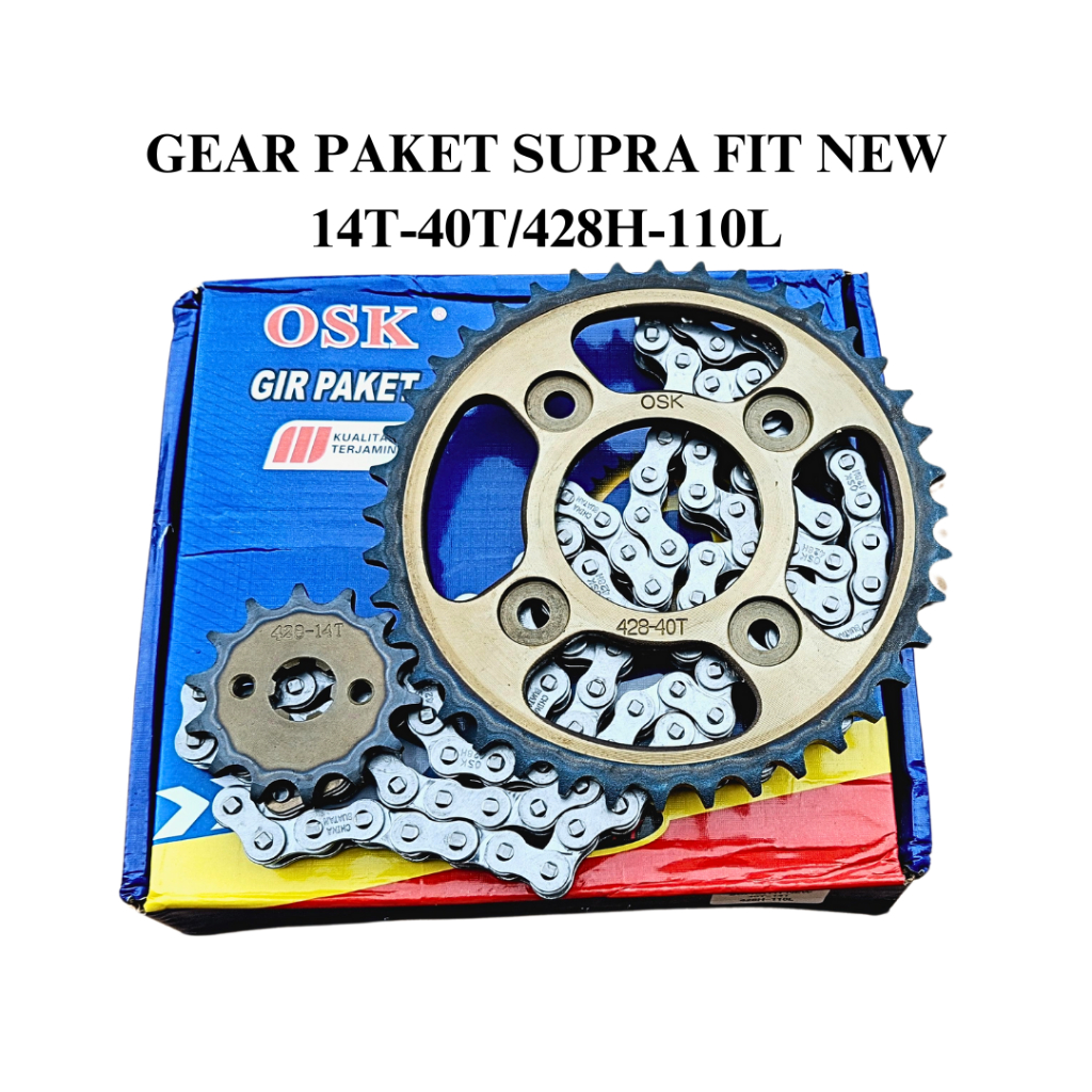Jual GEAR PAKET / GIGI TARIK KOMPLIT / GEAR SET SEPUHAN SUPRA FIT NEW ...