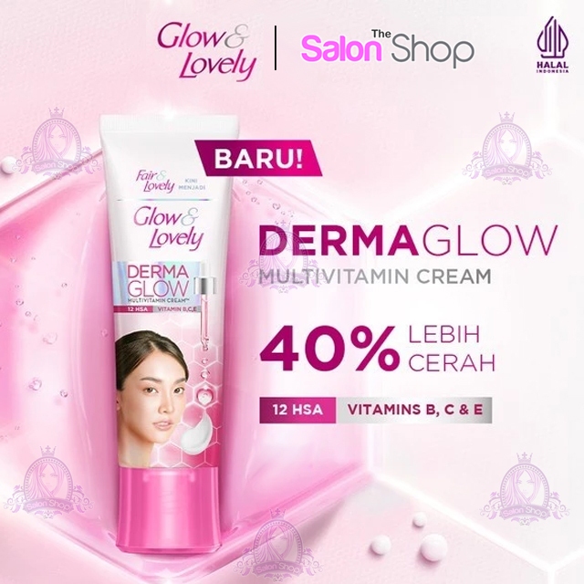 Jual Glow & Lovely DermaGlow Multivitamin Cream (Wajah +40% Lebih Cerah ...