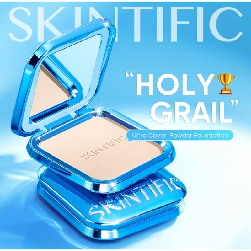 Jual mall inline badgeSKINTIFIC - Ultra Cover Powder Foundation 9g ...