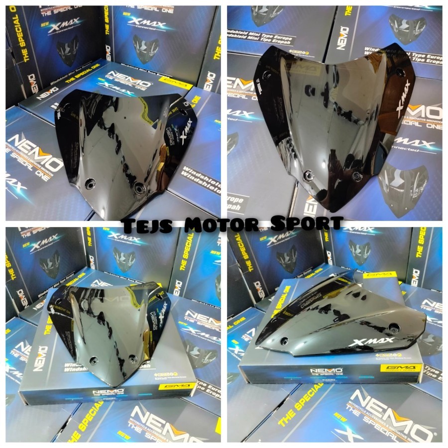 Jual windshield nemo xmax 250 2024 / 2025 all new conneted visor xmax ...
