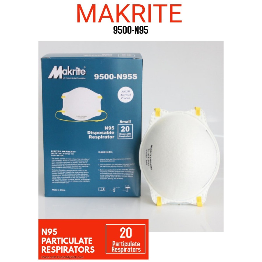 Jual Masker Medis Makrite N95 Respirator (PCS) | Shopee Indonesia