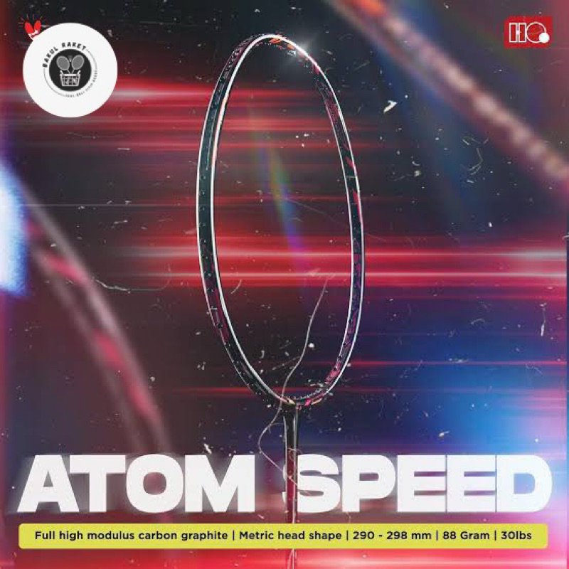 Jual HIQUA Atom Speed Raket Badminton Head Heavy Original Hi-Qua ...