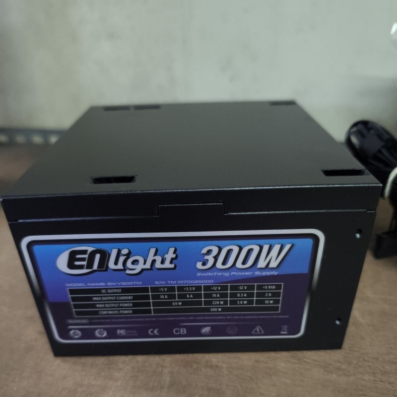 Jual Power Supply Enlight 300Watt ATX Baru Garansi 1 tahun | Shopee ...