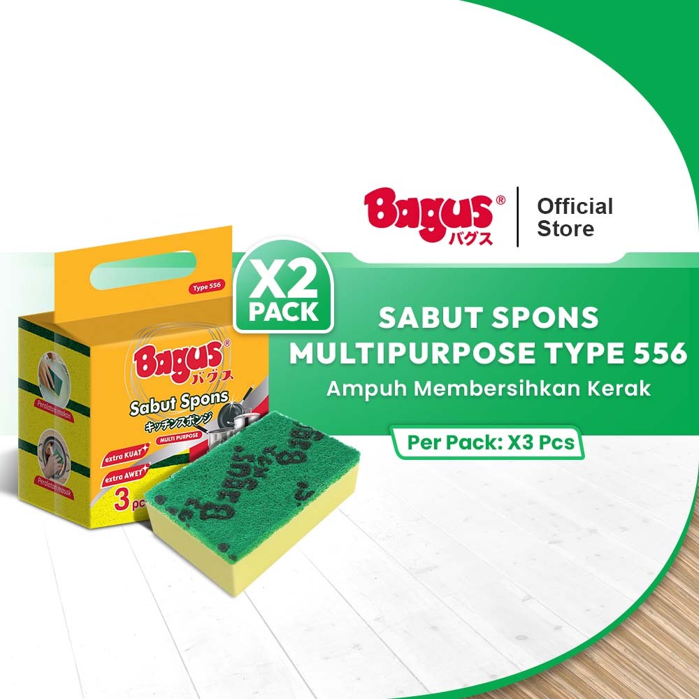 Jual [Twin Pack] - Bagus Sabut Spons Serbaguna Multipurpose 3 Pcs/Pack ...