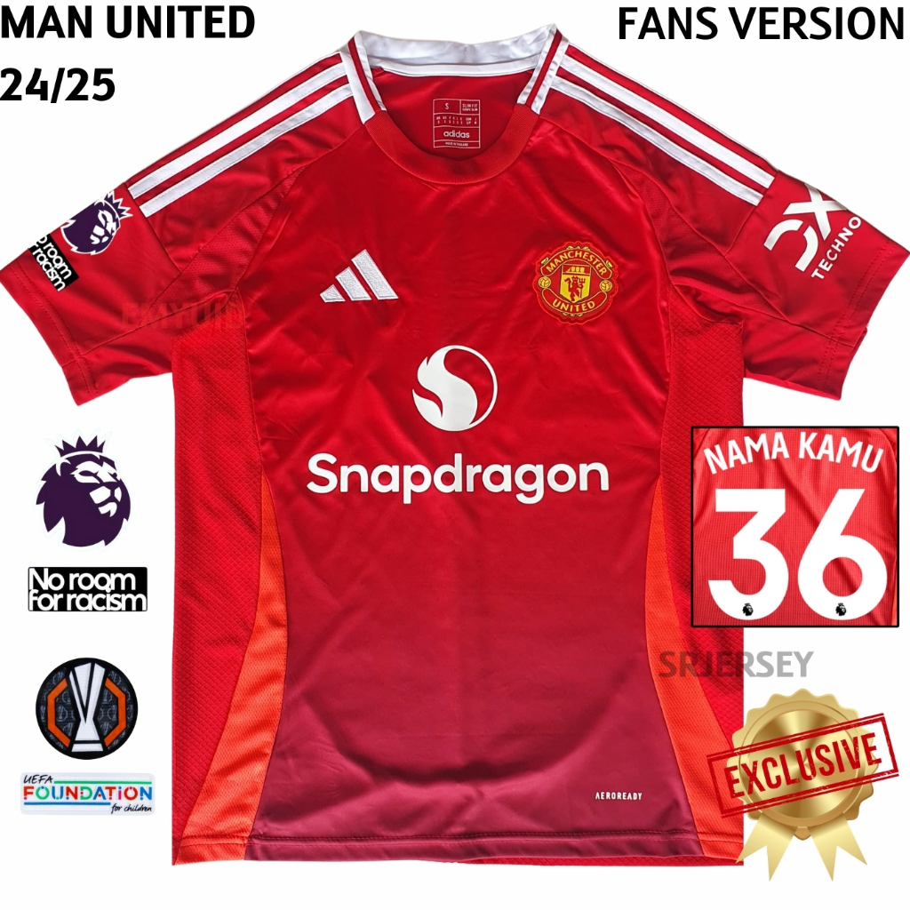 Jual Jersey Manchester United 2024 2025 Player Issue Home Away 3rd ...
