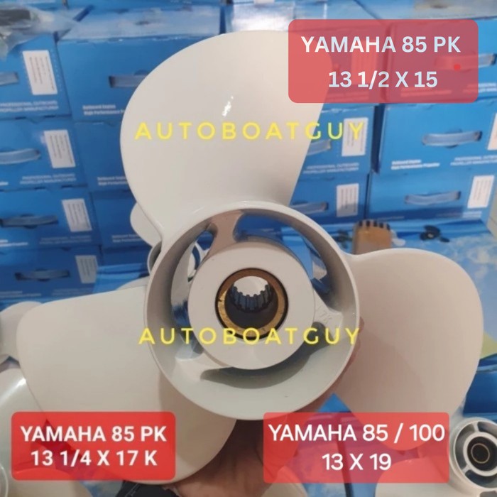 Jual Propeller Yamaha 85 100 115 PK / HP / Baling / Kipas Mesin Tempel ...