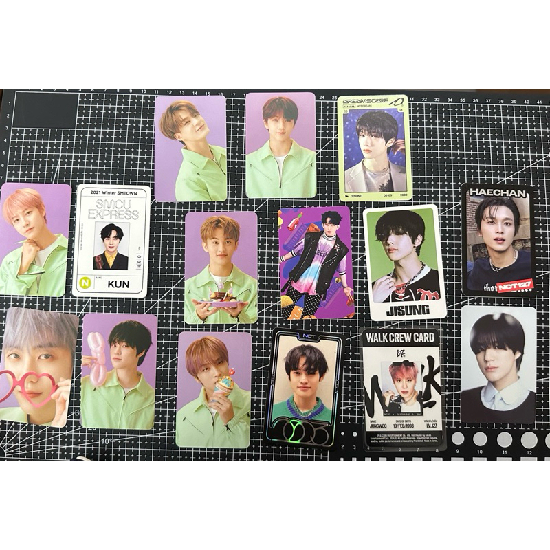 Jual [clearance sell] photocard pc konsep all about nct 127 dream wish u wayv jeno jisung renjun ...