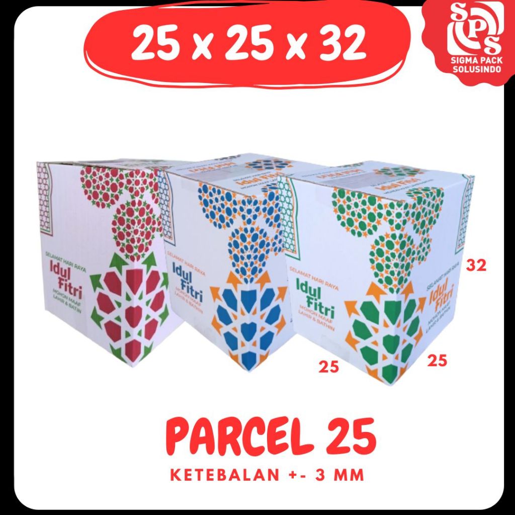 Jual Box Parcel 25x25x33 (Kecil) Kardus/Parcell/Lebaran/idul Fitri ...