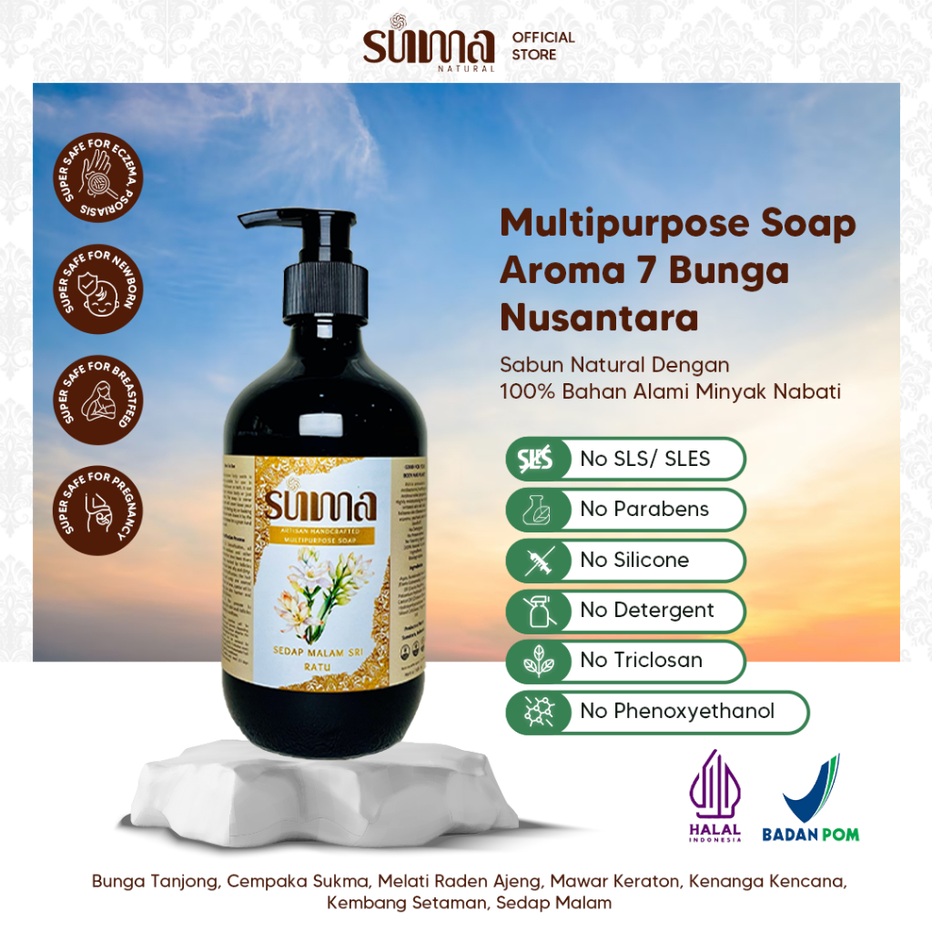 Jual Suma Natural Multipurpose Soap - Sabun Alami & Multifungsi | Sabun ...