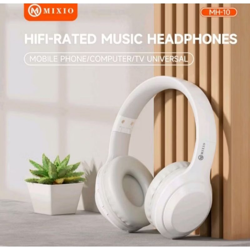Jual MIXIO MH-10 Headphone Bluetooth Wireless Headset Earphone 5.3 ...