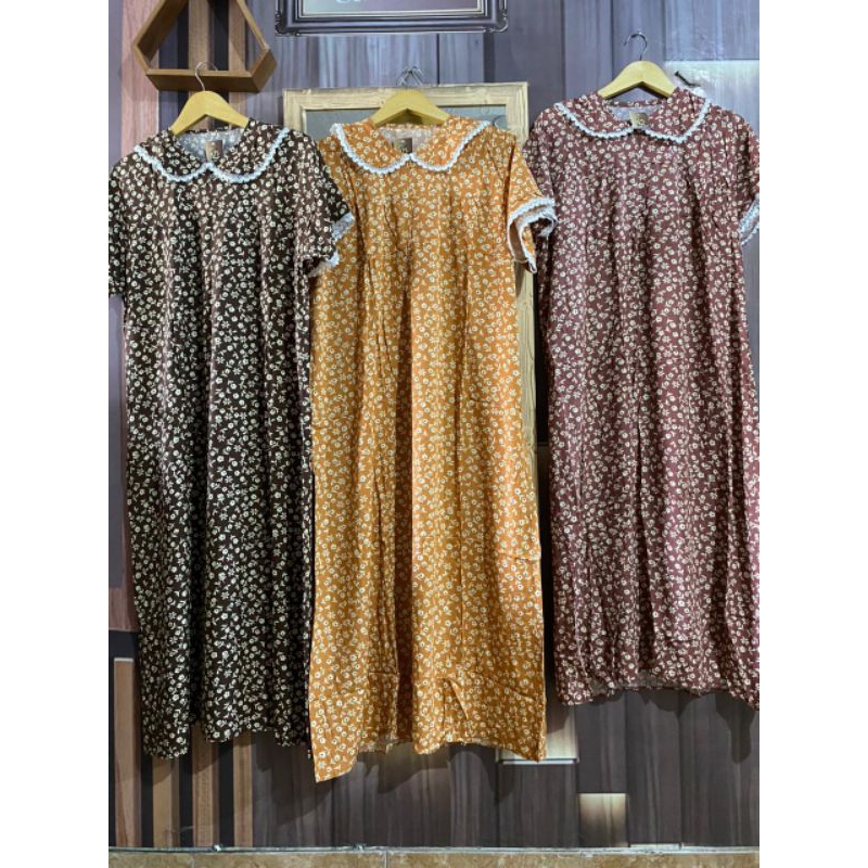 Jual Daster jiso renda busui frendly tangan pendek daster viral daster ...