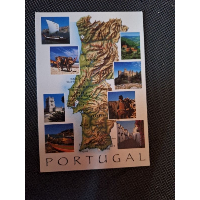 Jual kartu pos peta Portugal/portugal map postcard | Shopee Indonesia
