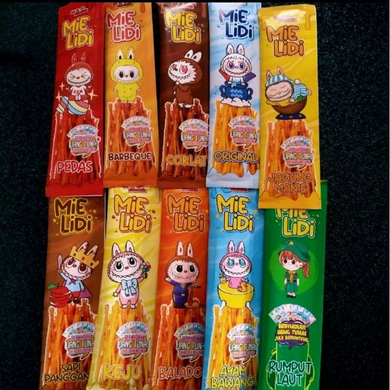 Jual Mie Lidi Karakter Viral isi 20 pcs BERHADIAH | Shopee Indonesia