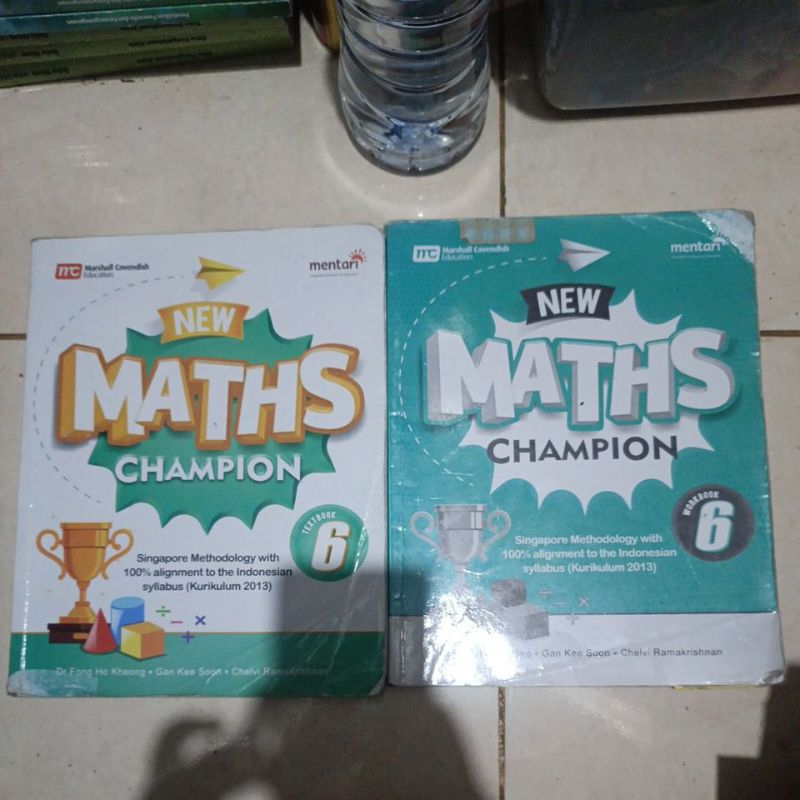 Jual marshall cavendish new maths champion 6 textbook & workbook ...