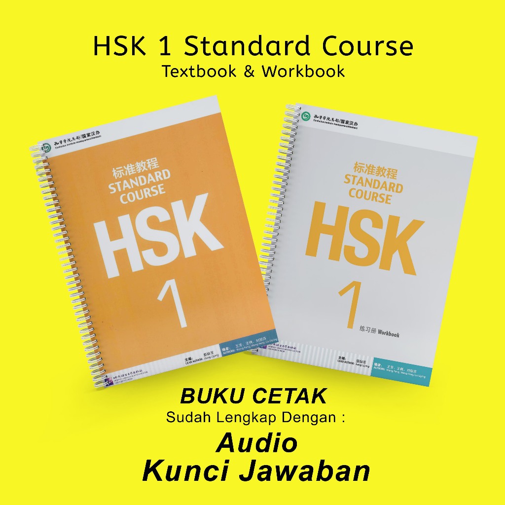 Jual HSK 1 Standard Course Buku Cetak Textbook dan Workbook Lengkap ...