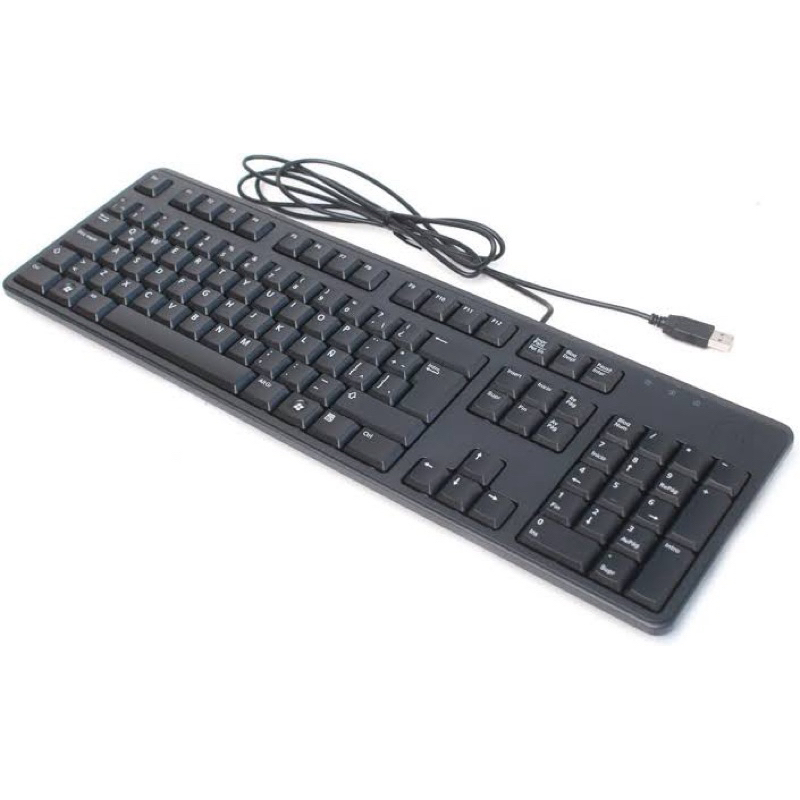 Jual Dell KB212-B External USB Wired Slim Keyboard | Shopee Indonesia