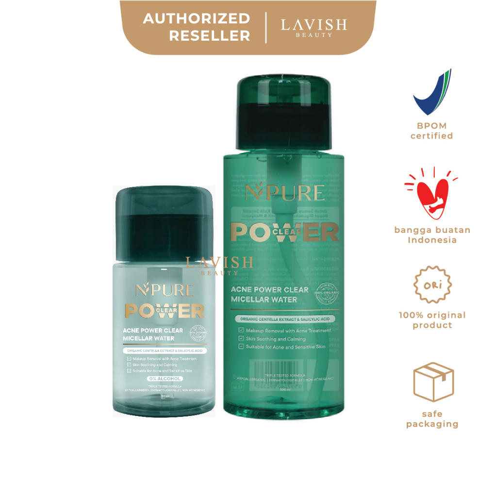 Jual N'PURE NPURE Acne Power Clear Micellar Water | Shopee Indonesia