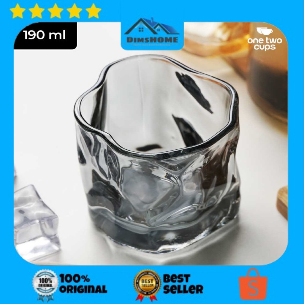 Jual One Two Cups Gelas Whisky Japanese Yamazaki Style Rock Glass 190ml - L200 | Shopee Indonesia